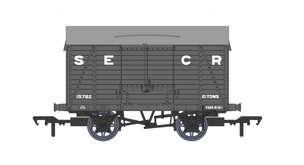 SECR 10t Covered Goods Wagon – Rapido Trains UK