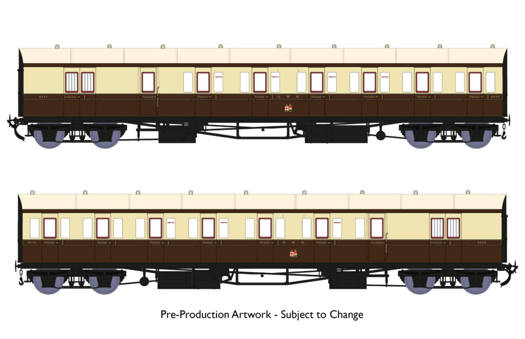 GWR B-Set Coaches – Rapido Trains UK
