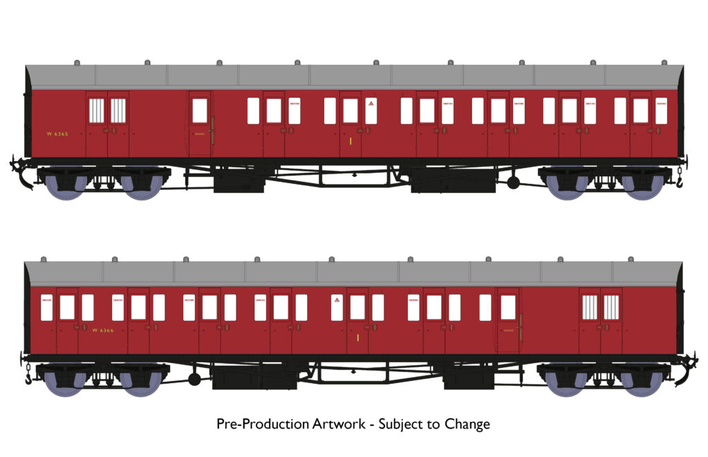 GWR B-Set Coaches – Rapido Trains UK